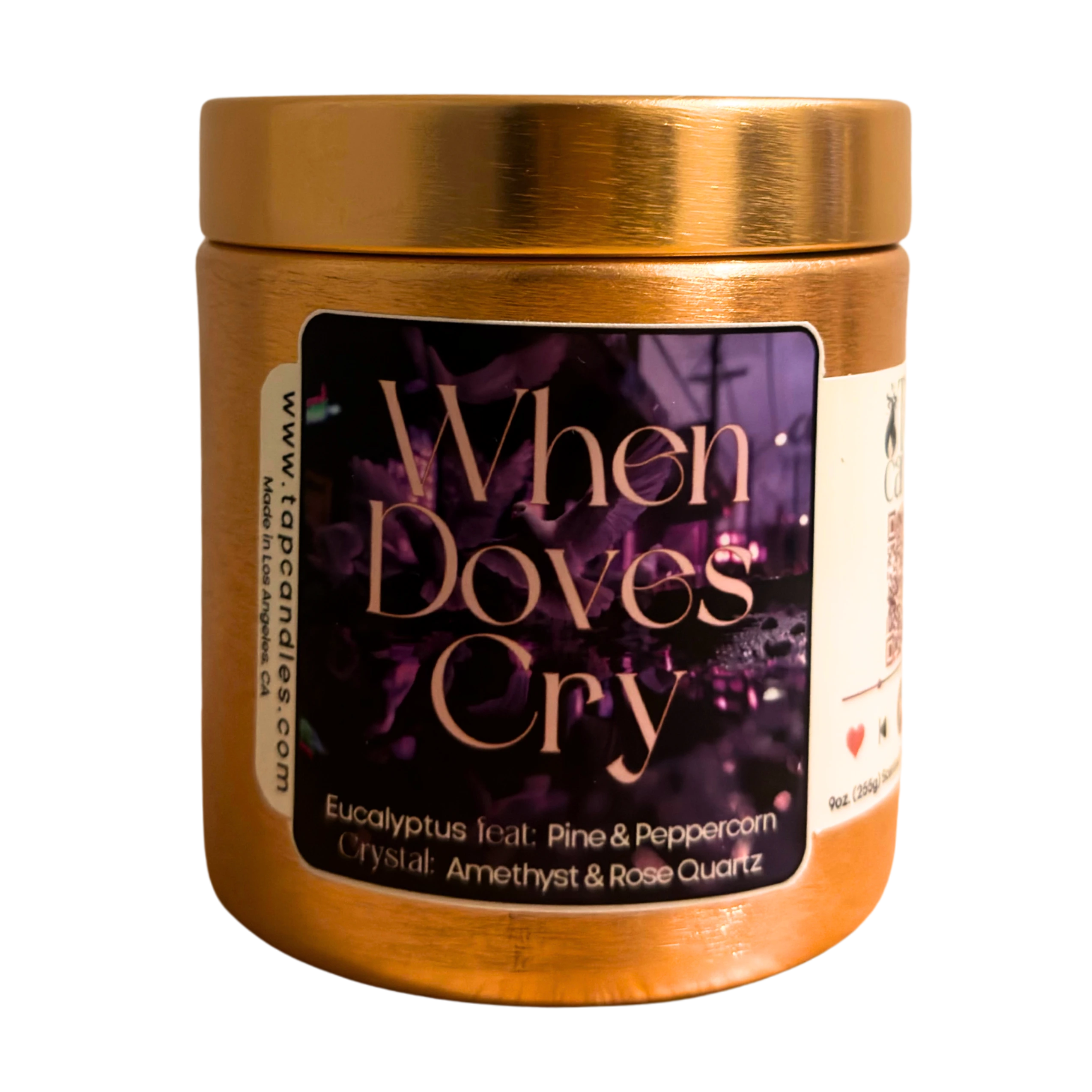 When Doves Cry Song Inspired Luxury Candle | TAP Candle Co. – TAP ...